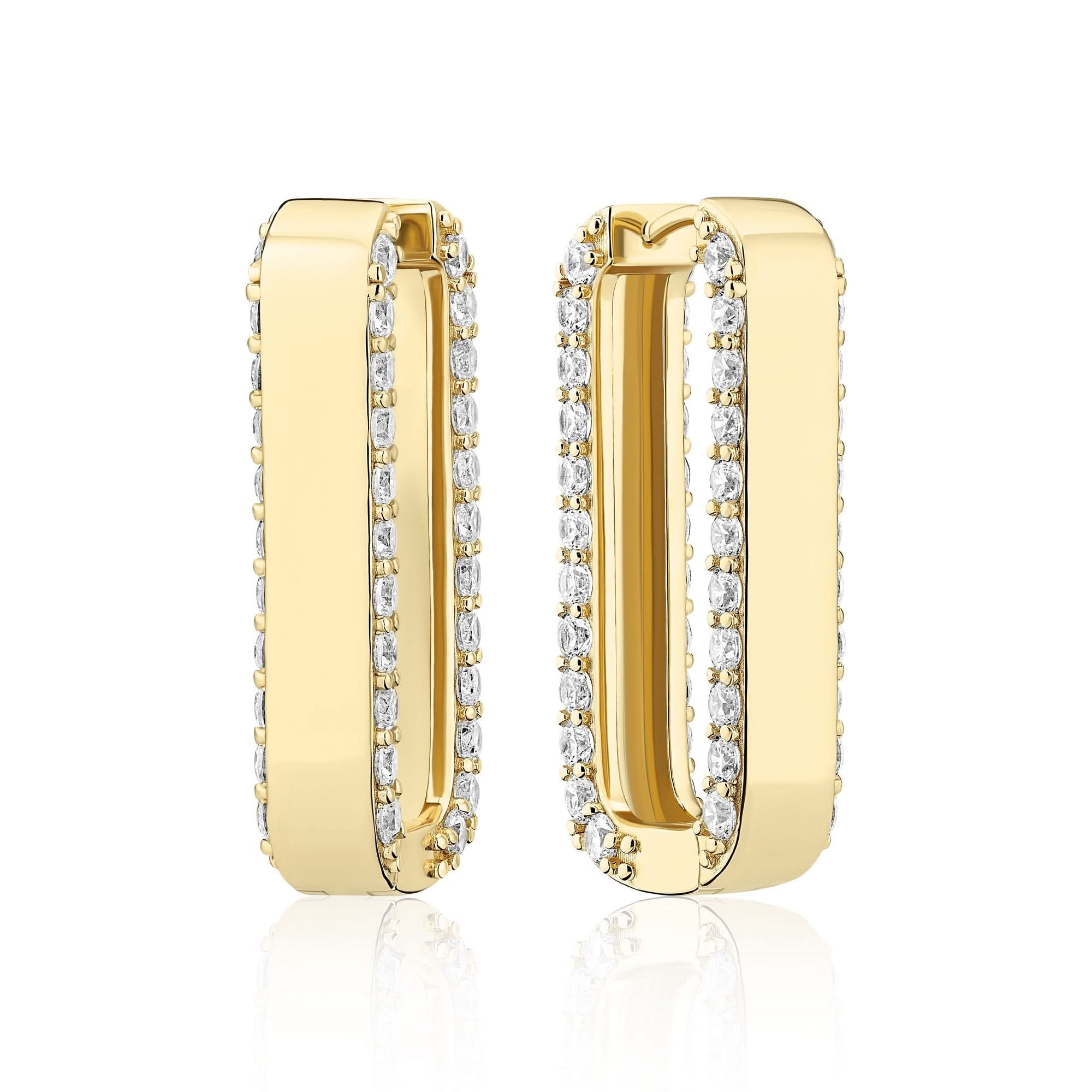 Gold Plated Earrings - Maratea Grande – Acotis Jewellery