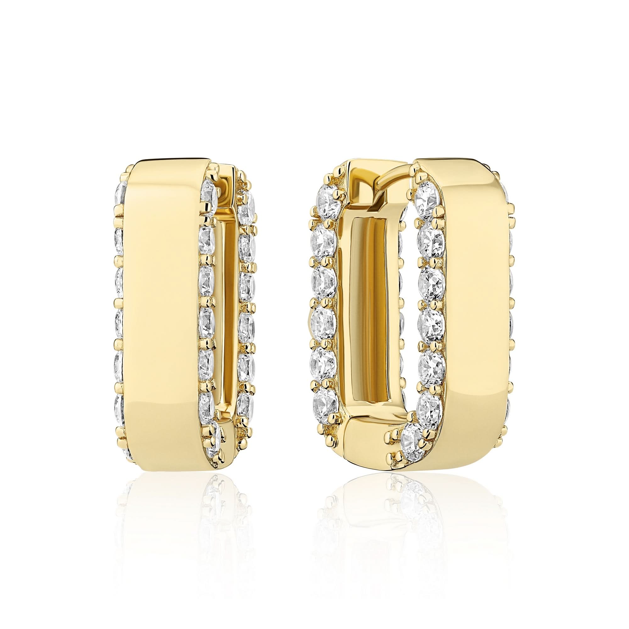 Gold Plated Earrings | Maratea Piccolo – Acotis Jewellery
