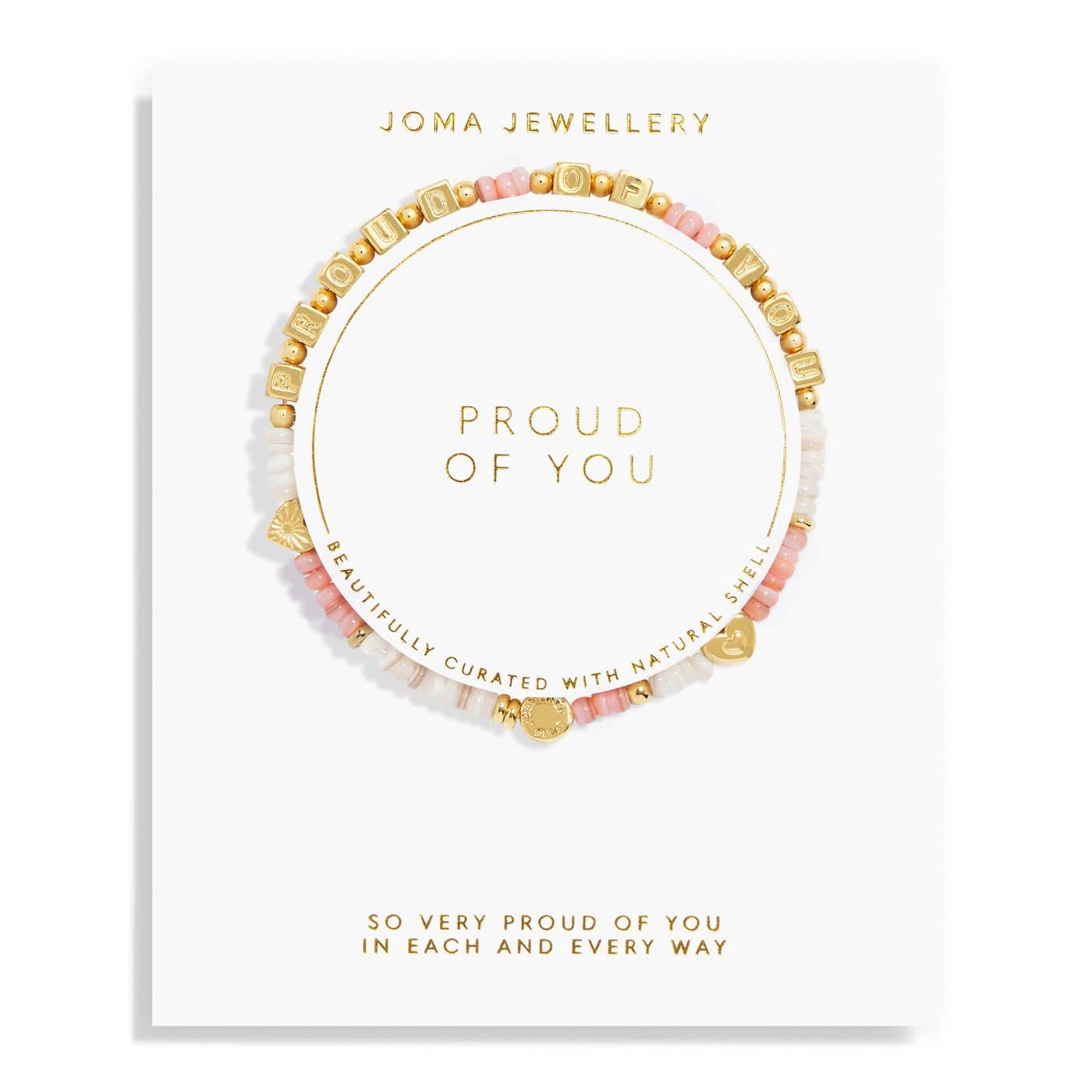Happy Little Moments Proud Of You Gold Plated Bracelet 7523 – – Acotis ...