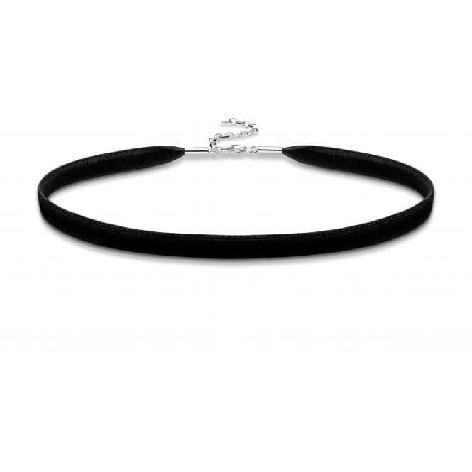 Black velvet choker with charm store