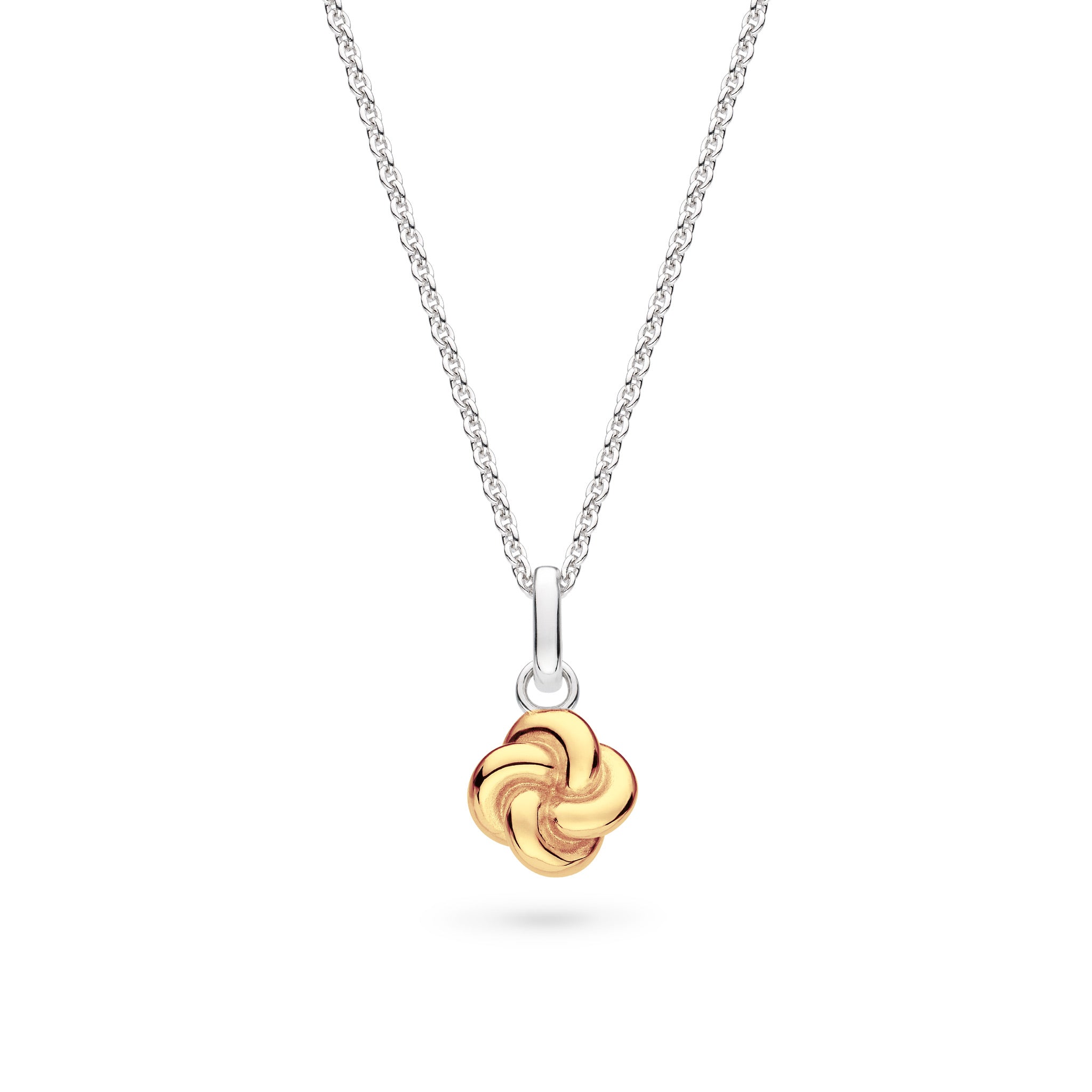 Kit Heath Marina Tide Knot Golden Gold Plated 18" Necklace – Acotis ...