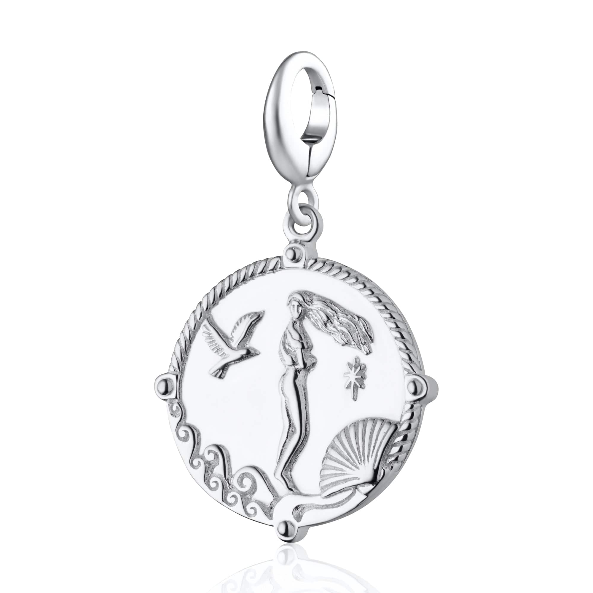 Silver Goddess of Love Aphrodite Charm CSGDSAPH – Acotis Jewellery