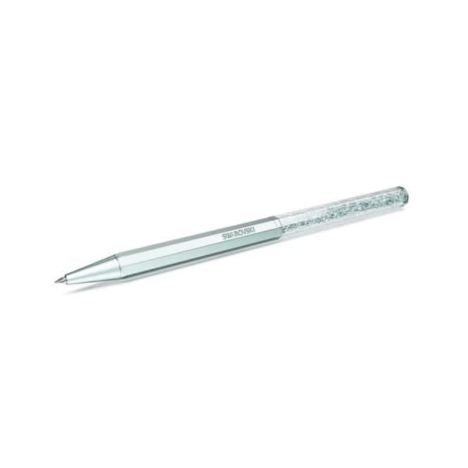 Swarovski Crystalline Octagon Shape Light Blue Lacquered Ballpoint Pen ...