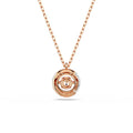 Dextera Rose Gold-tone White Round Cut Pendant 5692257 – Acotis Jewellery