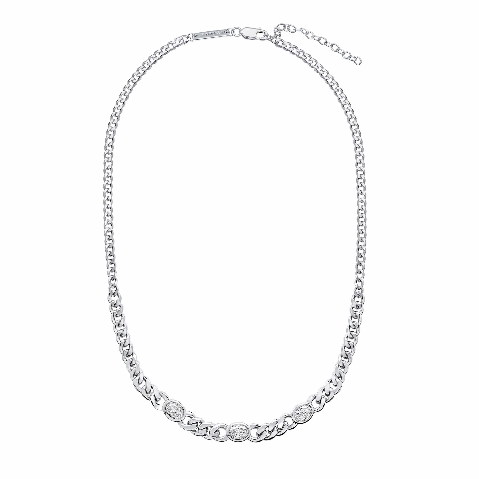 Fiorelli Silver White Cubic Zirconia Necklace N4618C – Premium – Acotis ...