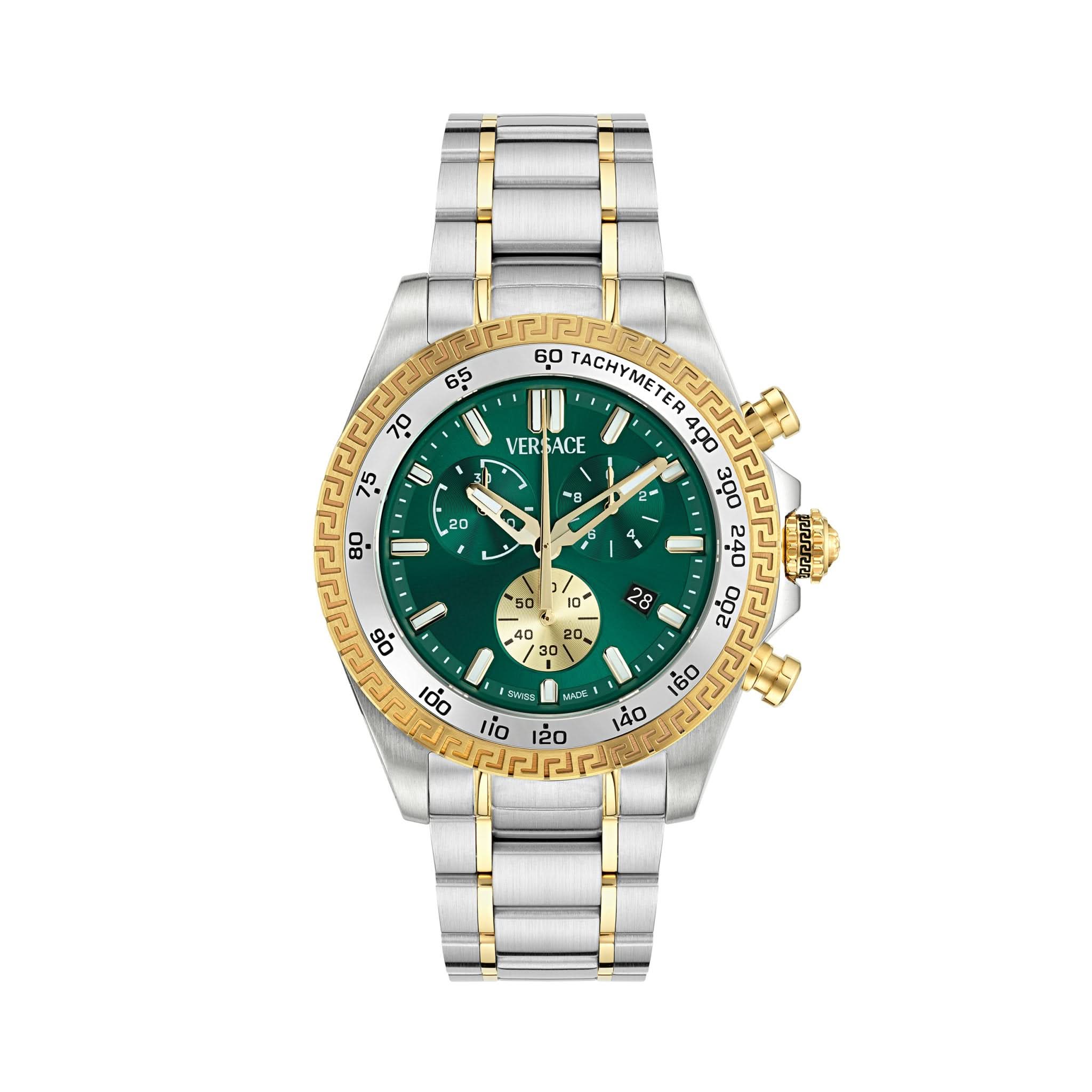 Versace Gents Chrono Green Watch VE9K00424 – Exclusive Design ...