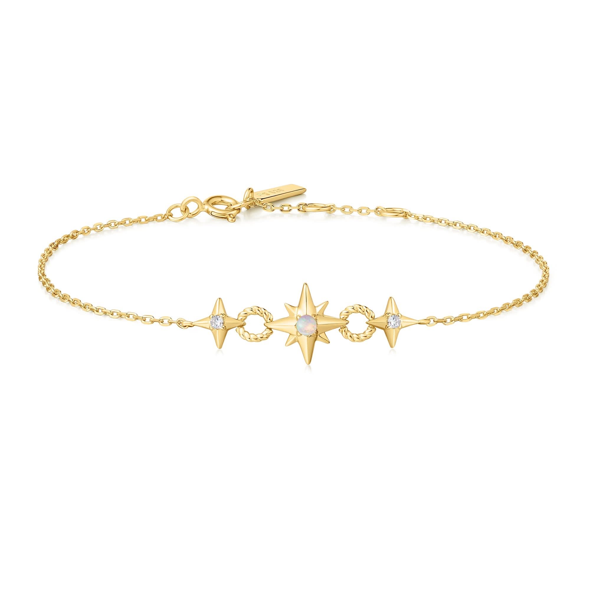Gold Linked Star Bracelet B063-05G – Timeless Design | Acotis – Acotis ...