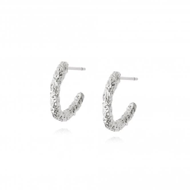 Daisy Isla Coral Midi Hoop Earrings – Acotis Diamonds