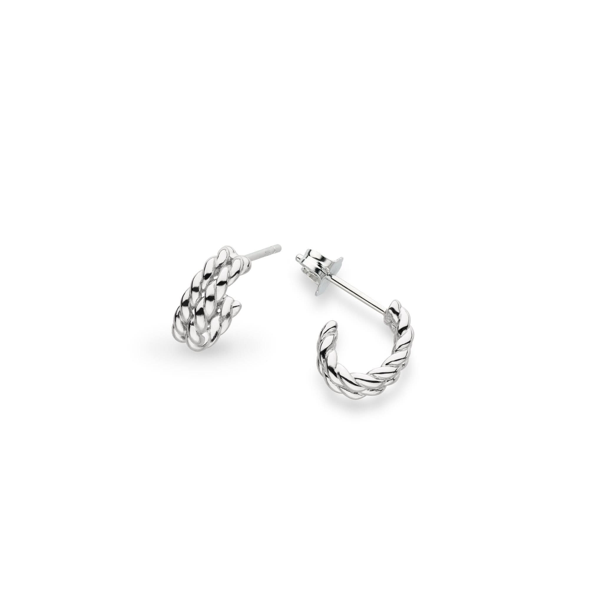 Kit Heath Marina Rope Semi Hoop Studs 41071RP – Acotis Jewellery