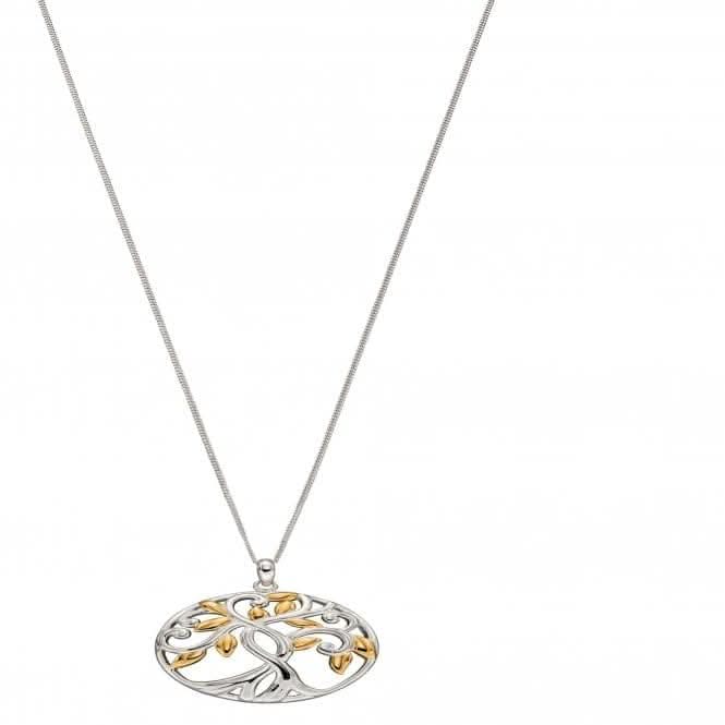 Elements Silver Silver And Gold Tree Of Life Pendant P4832 – Acotis ...