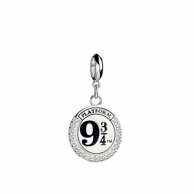 Sterling Silver Platform 9 3/4 Slider Charm with Crystal – Acotis Jewellery