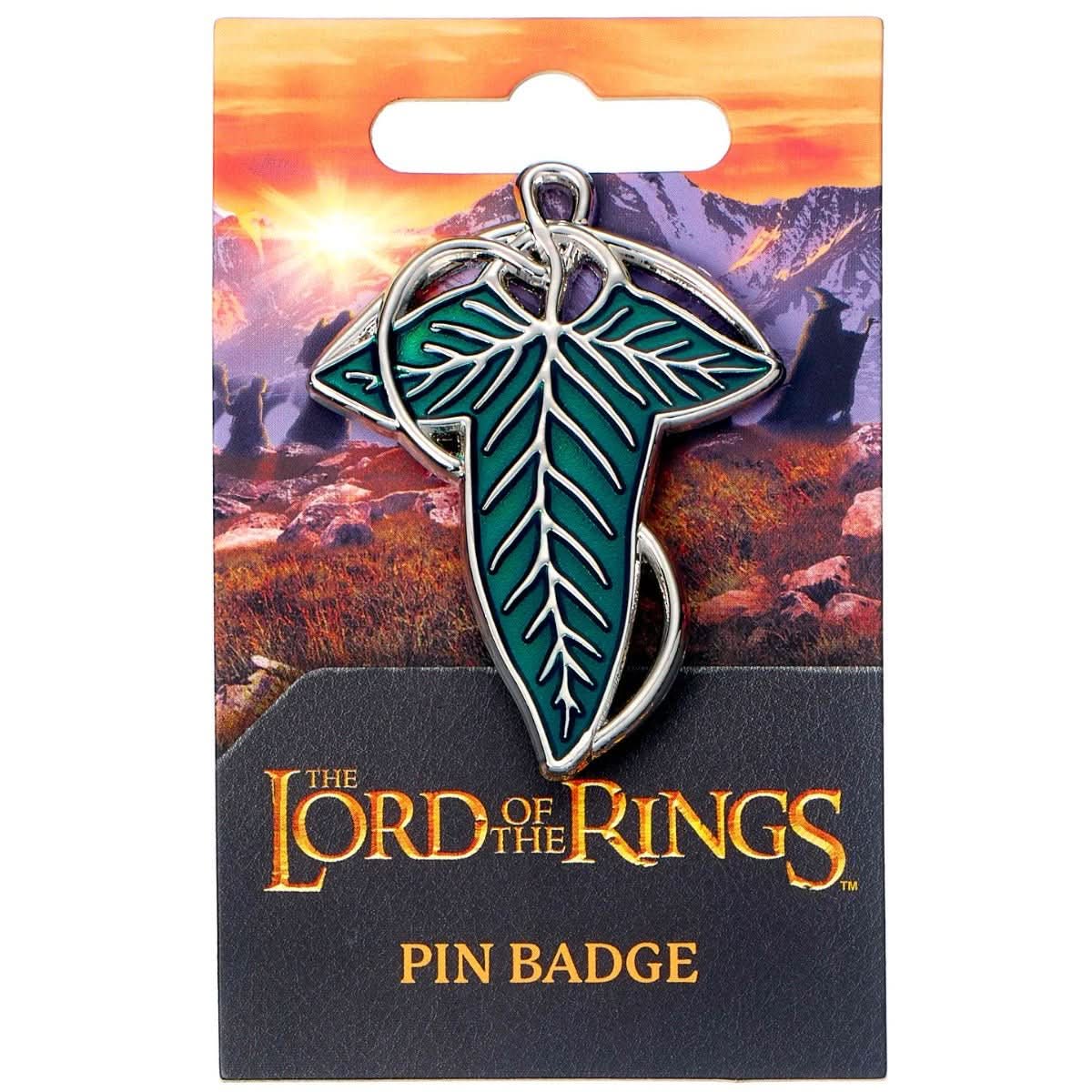 The Lord of The Rings The Leaf Of Lorien Pin Badge LRPB0005 – – Acotis ...