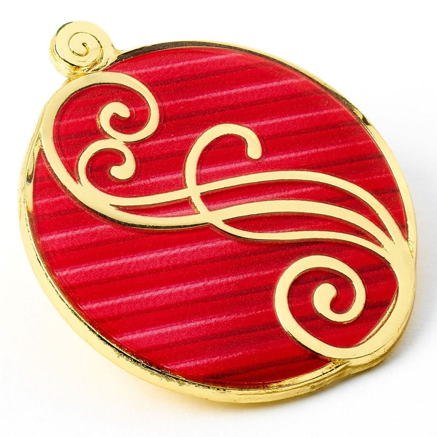 Wicked Glinda Pink Shiz Logo Pin Badge WKPB0003 – Acotis Jewellery